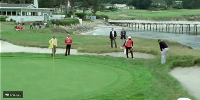 1977 PGA Championship at Pebble (Who is the kid in the Striped Shirt ...