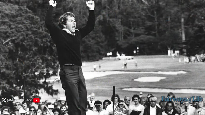 1977 PGA Championship at Pebble (Who is the kid in the Striped Shirt ...